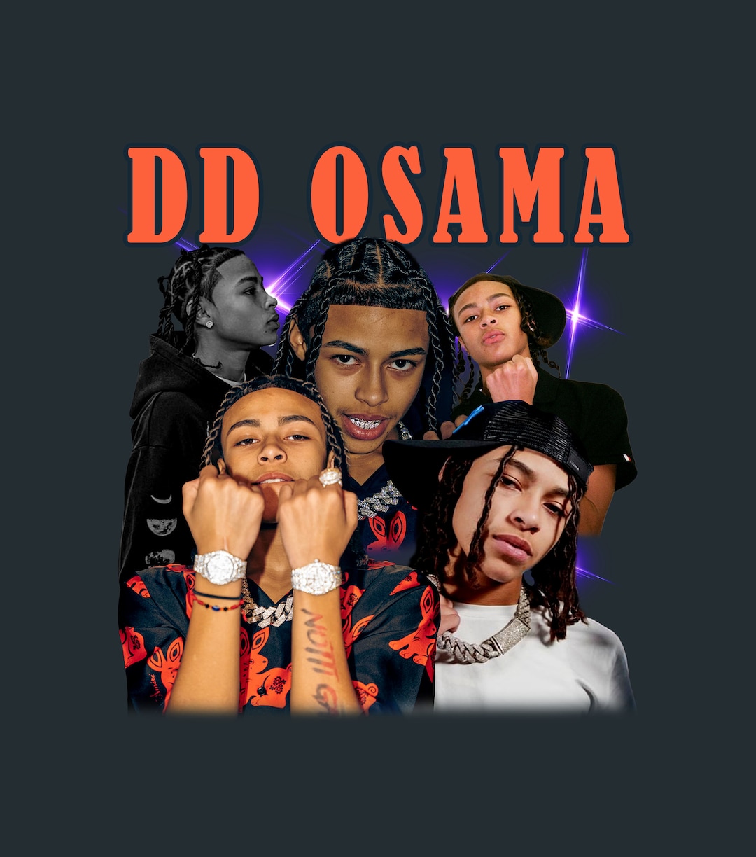DD Osama Png , Ready to Print, Printable Design, Hiphop Artist, 90s ...