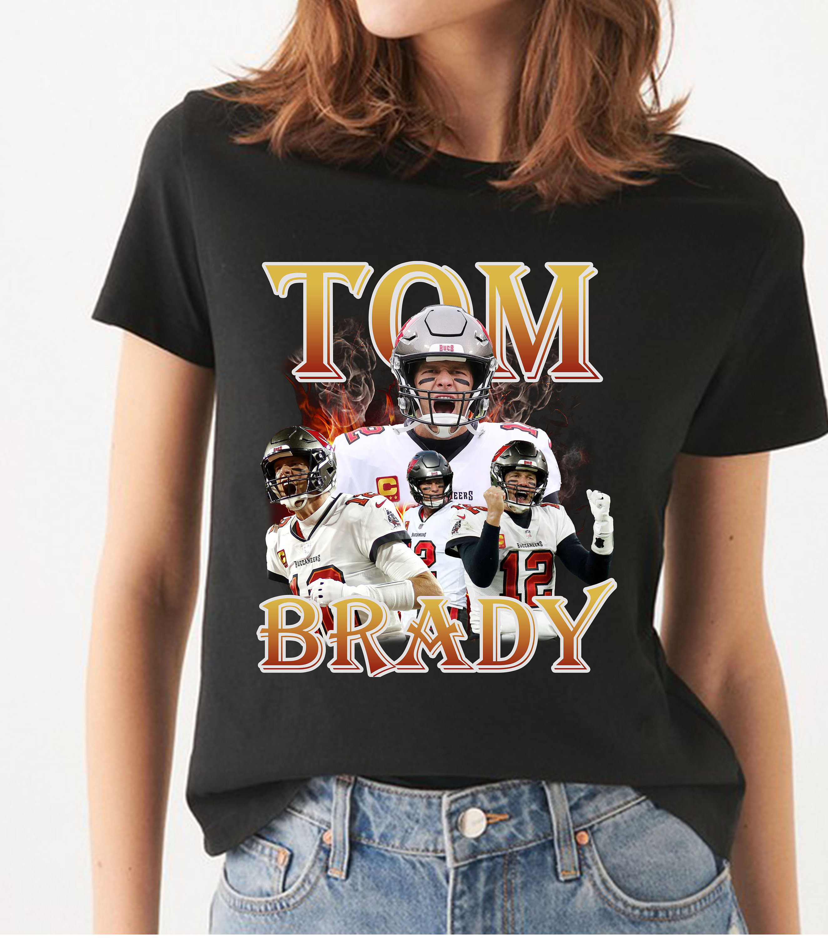 Tom Brady PNG T-shirt Design Downloadable File. for T-shirt Printing ...
