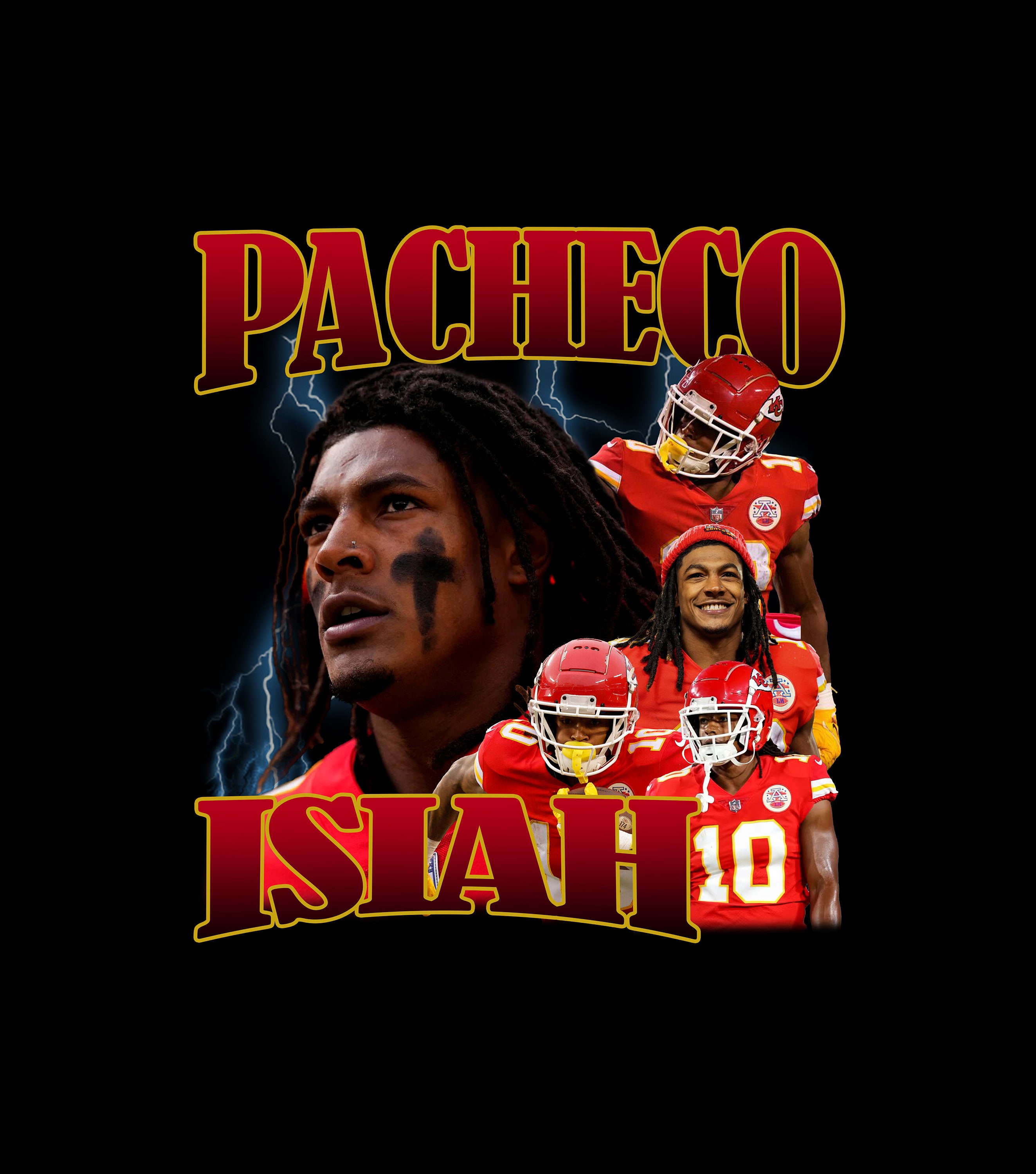 Isiah Pacheco T Shirt Design PNG Instant Download - Etsy