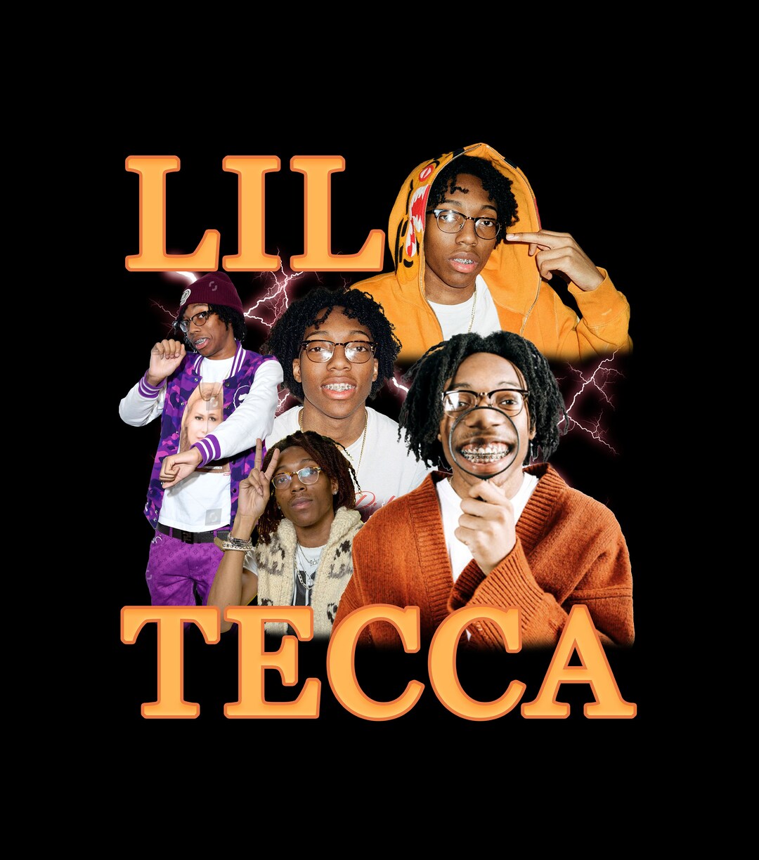 Lil Tecca Png / Shirt Design, Ready to Print, Bootleg T Shirt Design ...