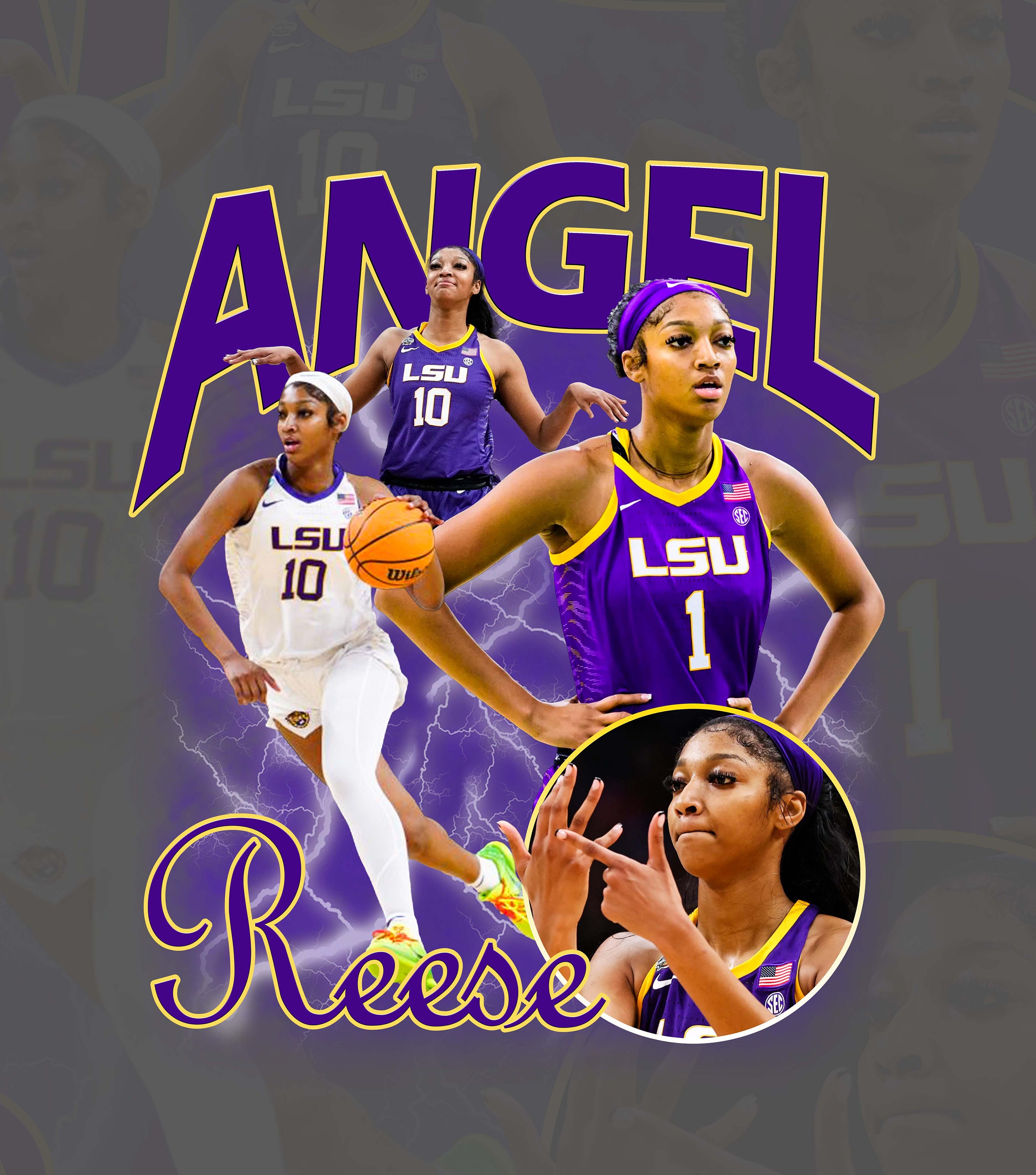 Angel Reese Png, Angel Reese Gift for Fan, Angel Reese Design, 300 Dpi ...