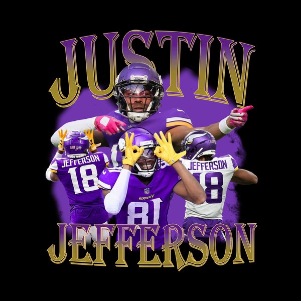 Justin Jefferson Png - Etsy