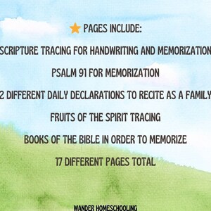 Homeschool Morning Menu: Scriptures on Identity Bible Sheets ...