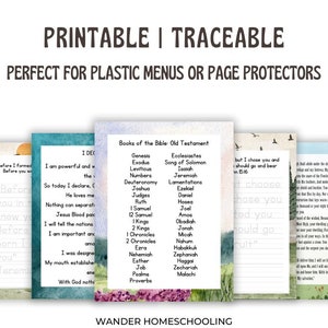 Homeschool Morning Menu: Scriptures on Identity Bible Sheets ...