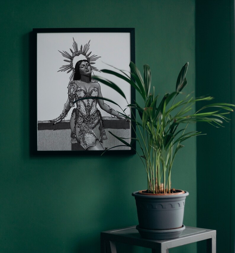 Realistic Drawing naomi print - Etsy