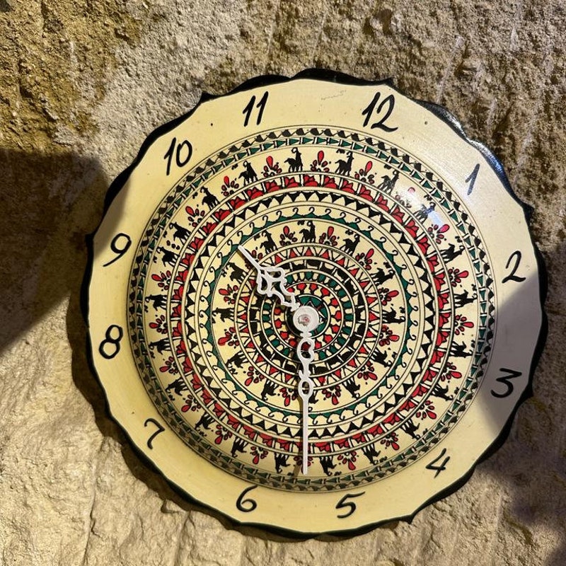 Ceramic Plate Clock - Etsy UK