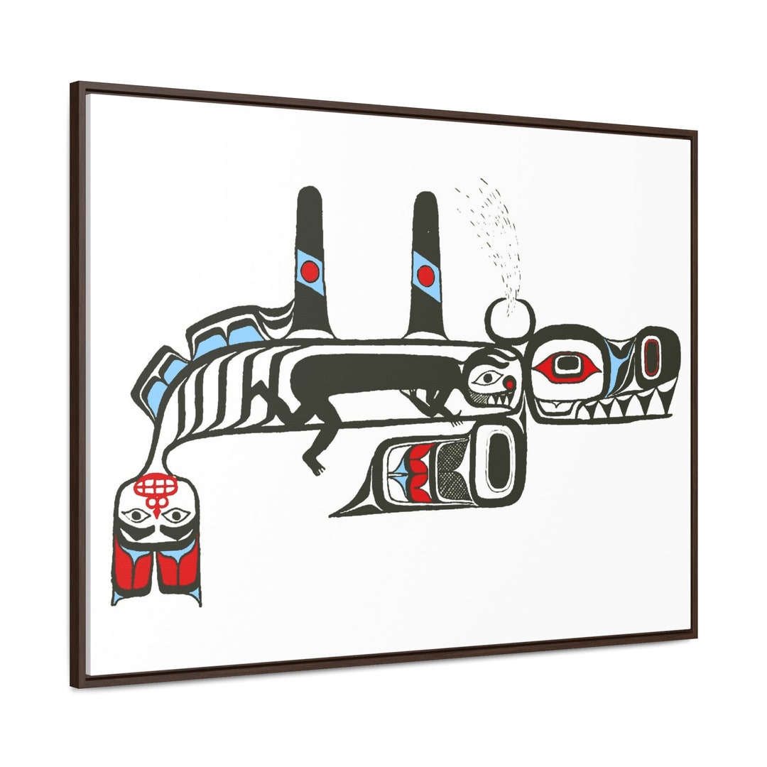 Native American Haida Art Killer Whale Spirit Print on - Etsy