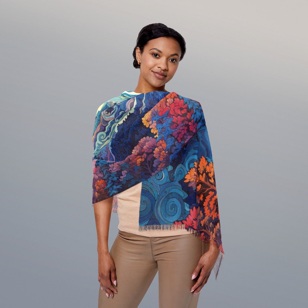 Bohemian Chic: Chromatic Moonrise Scarf Elevate Your Style With This ...