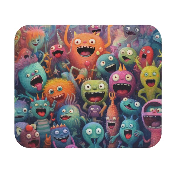 Monster Mouse Pad - Etsy