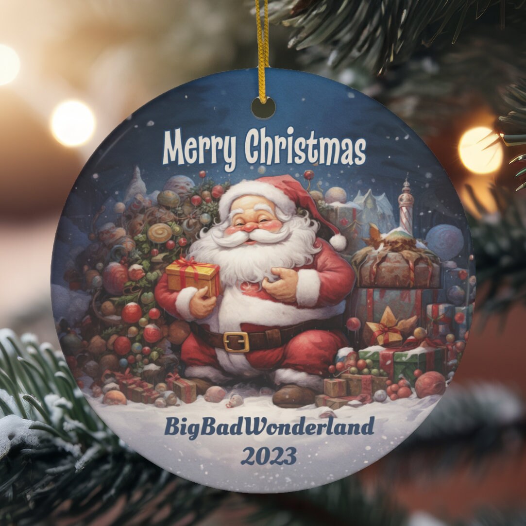 Personalized Santa Ornament, Family Tree Ornament, Ideal Christmas Gift ...