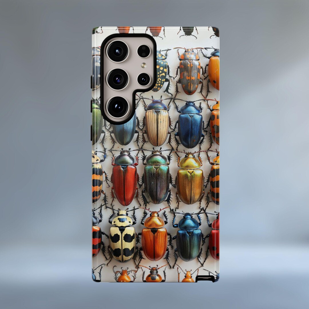 Beetles Display, Tough Phone Case: Exploring Insect Diversity. for ...