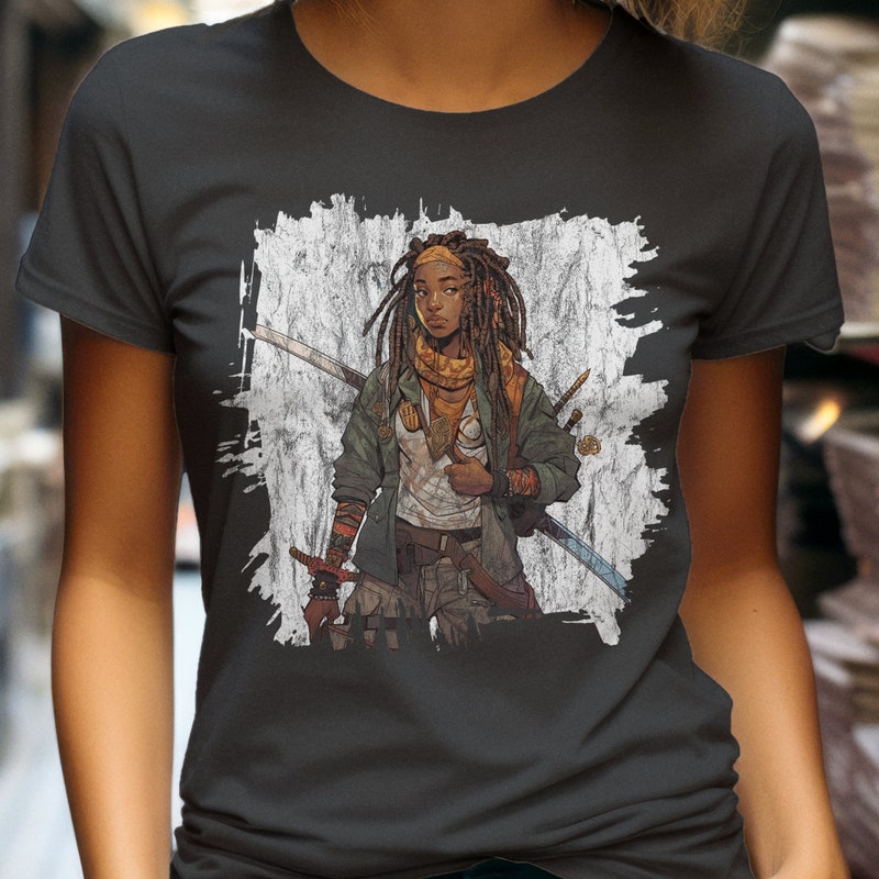Black Girl With Dreadlocks Tshirt - Etsy Australia