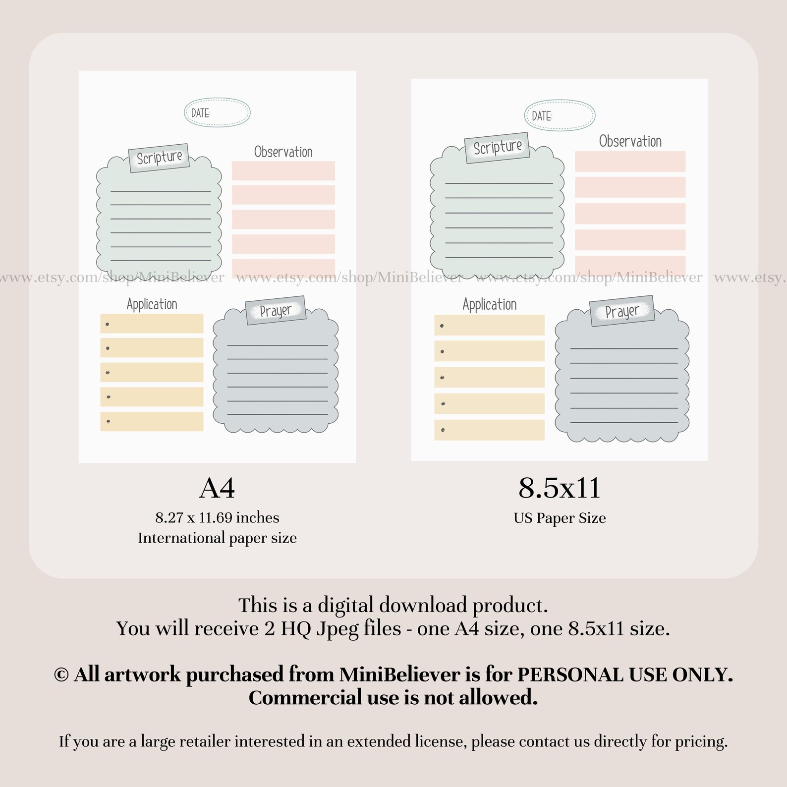 Colorful SOAP Bible Study Method, Bible Journaling Worksheets, Daily ...