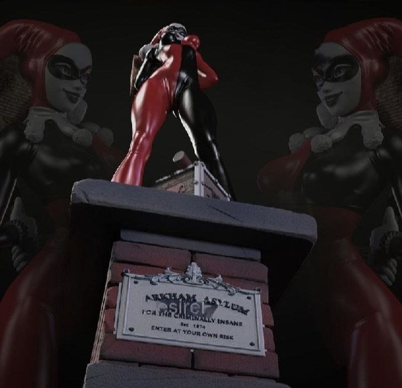 Harley Quinn Classic 3dfanart 3d Print Model 3d Stl File 3d Design 3d