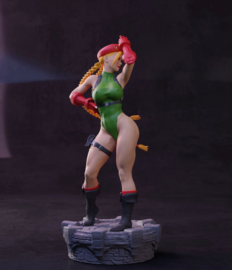 Abe3d_cammy_street_fighter_fanart 3D Print Model 3D STL File 3D Design 3D Printer Abe3d_cammy ...