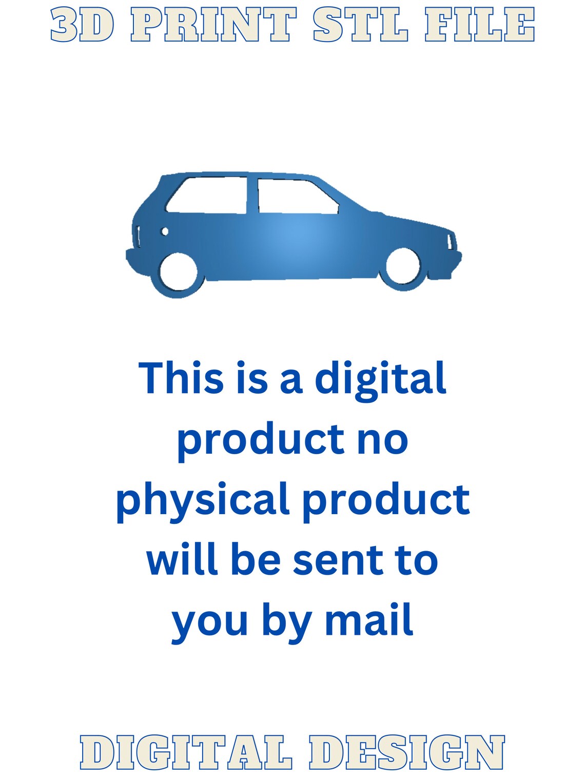 Fiat Uno Turbo Keychain for 3D Print, Digital STL File, Adjustable - Etsy
