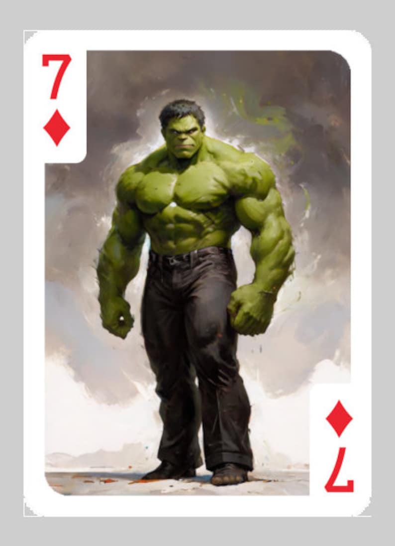 Marvel Heroes and Villains Playing Cards - Illustrative Poker Set of 52 ...