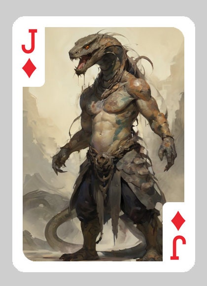 Monster Manual Playing Cards - Monsters Derived From Mythology and ...