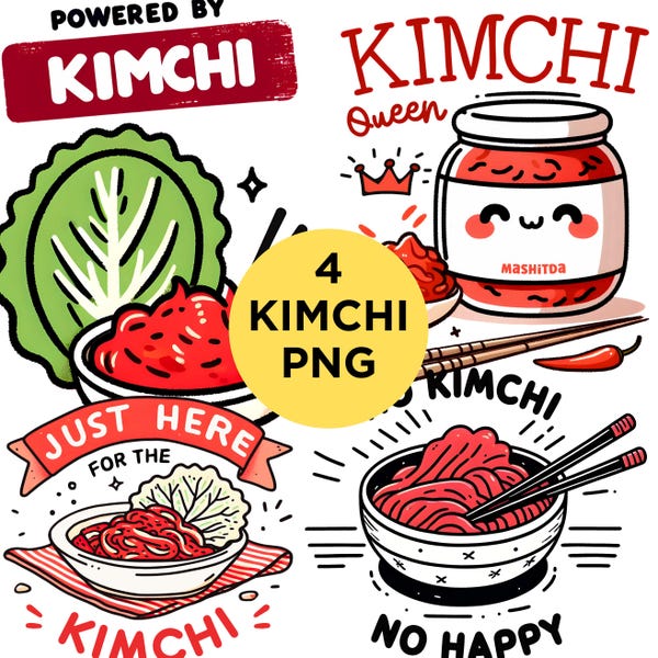 Kimchi Sticker - Etsy