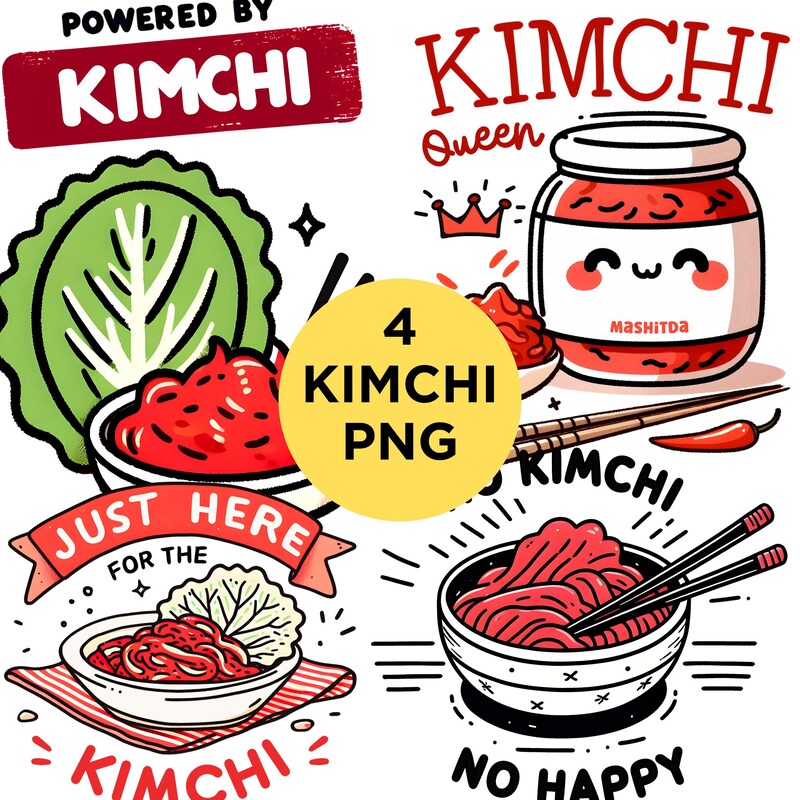Kimchi Sticker - Etsy