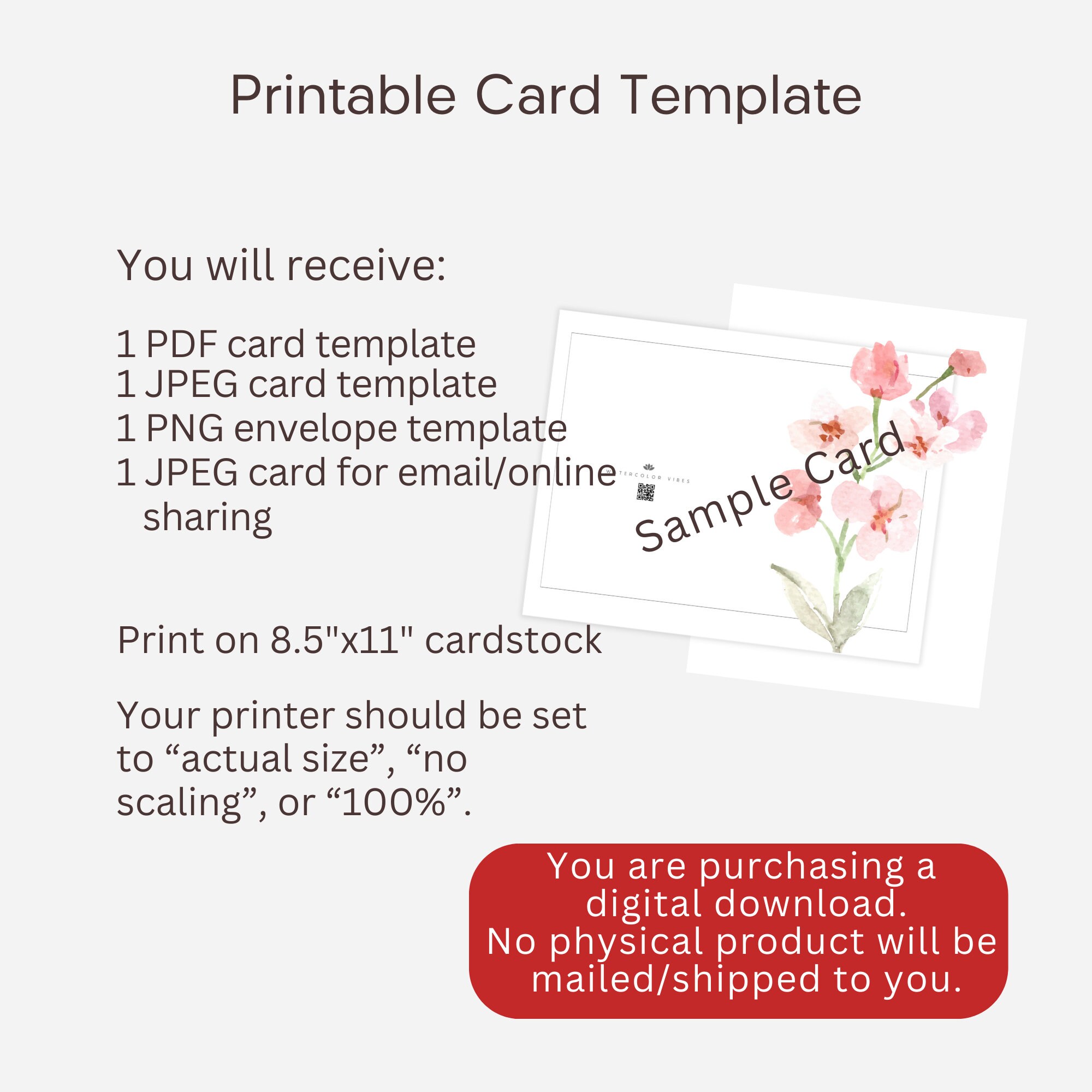 Sushi Greeting Card Downloadable, Printable Kawaii Sushi Card, I Like ...