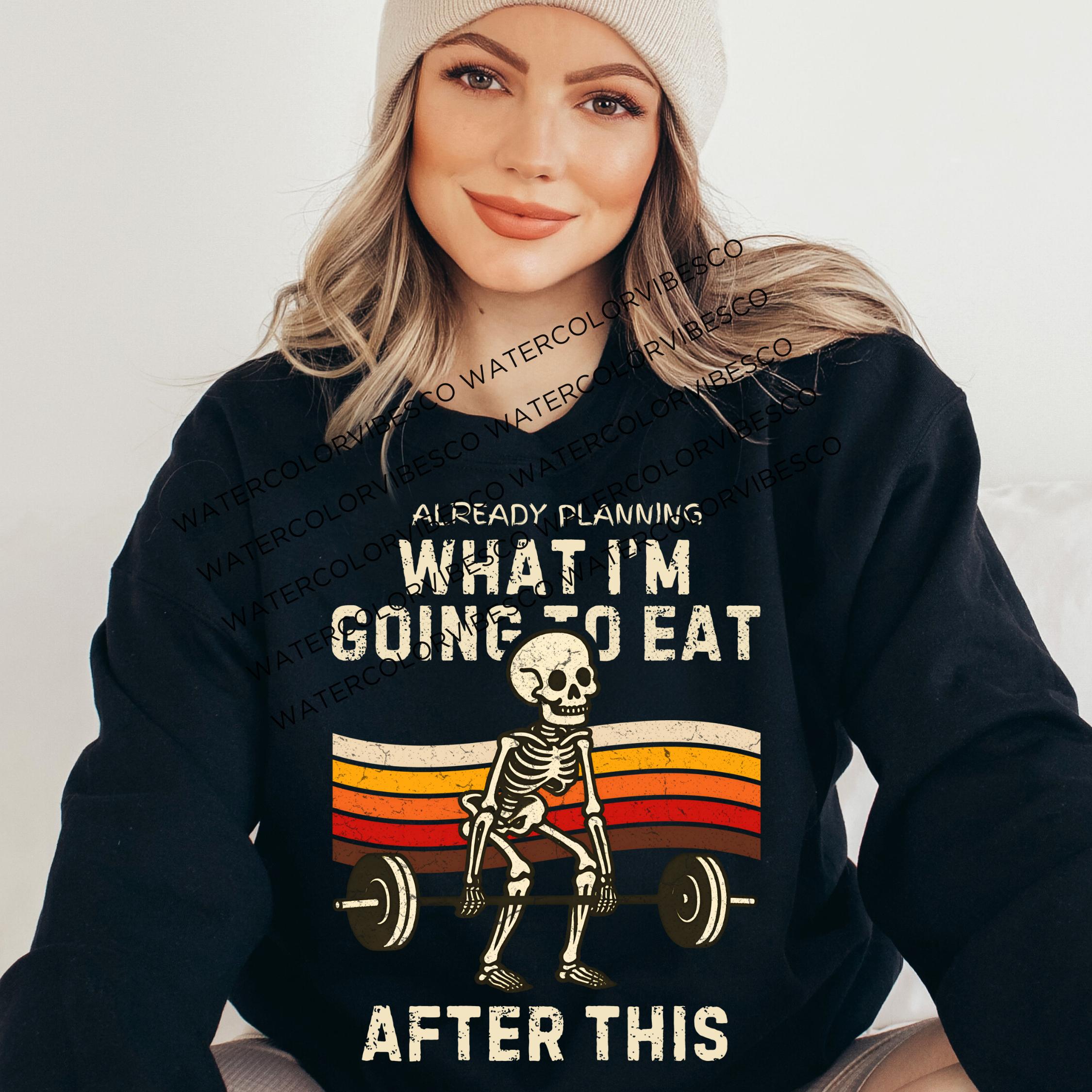 Funny Workout PNG Bundle, Skeleton Workout Sayings PNG, Retro Grunge ...