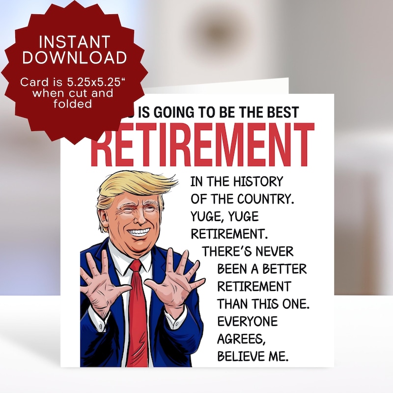 Retirement Card - Etsy
