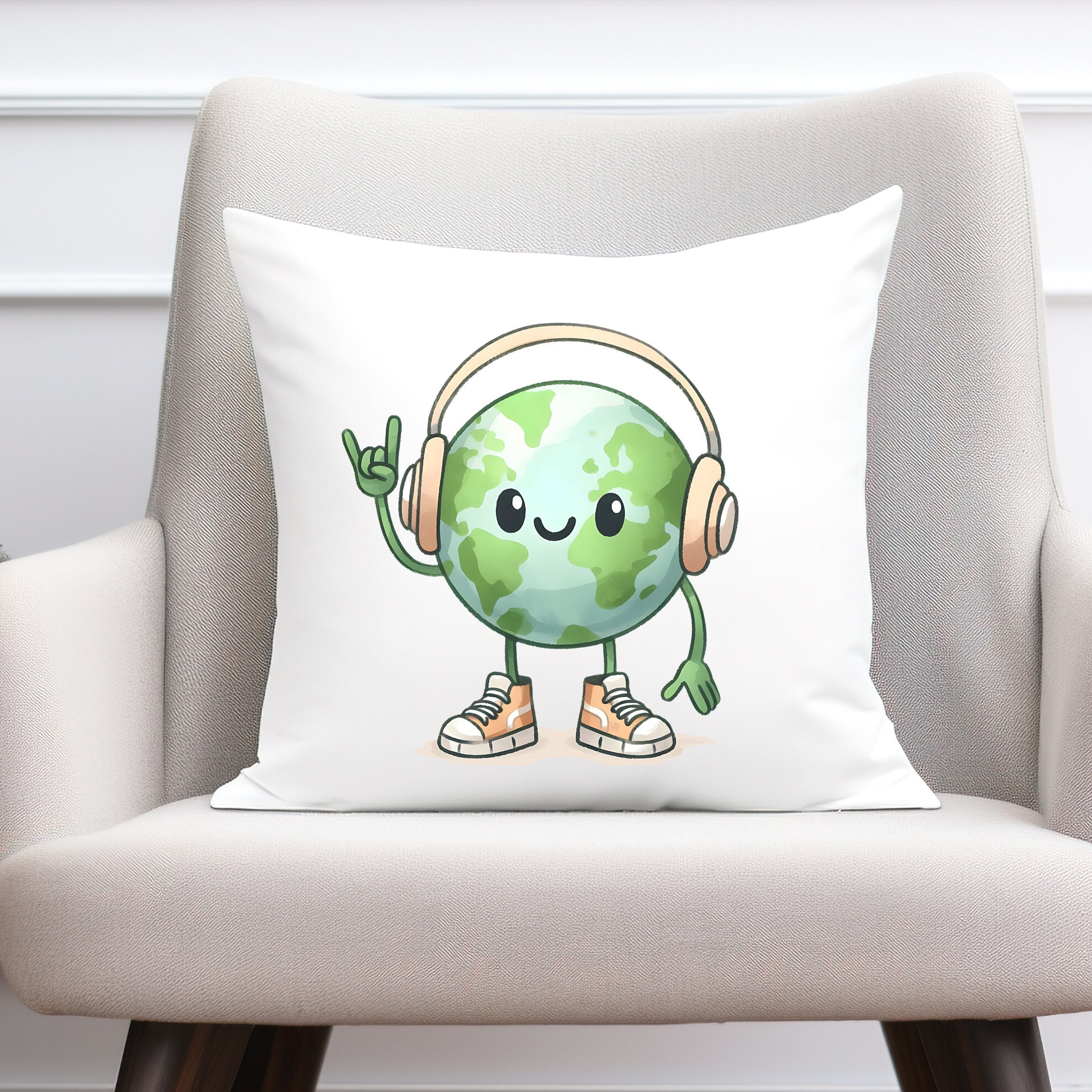 Earth Clipart, Watercolor Earth PNG, Earth Day Clipart, Cute Earth ...