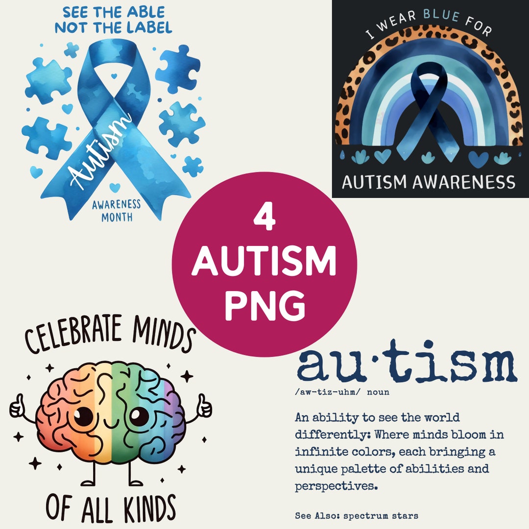 Autism PNG, Autism Awareness PNG, Autism Mom PNG, Autism Acceptance ...