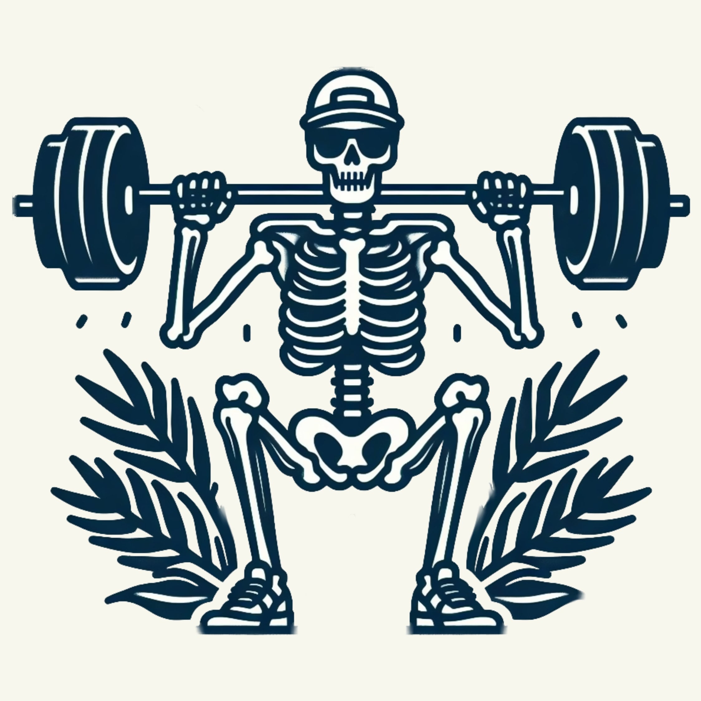 Workout PNG, Skeleton Workout Clipart, Deadlift PNG, Skeleton ...