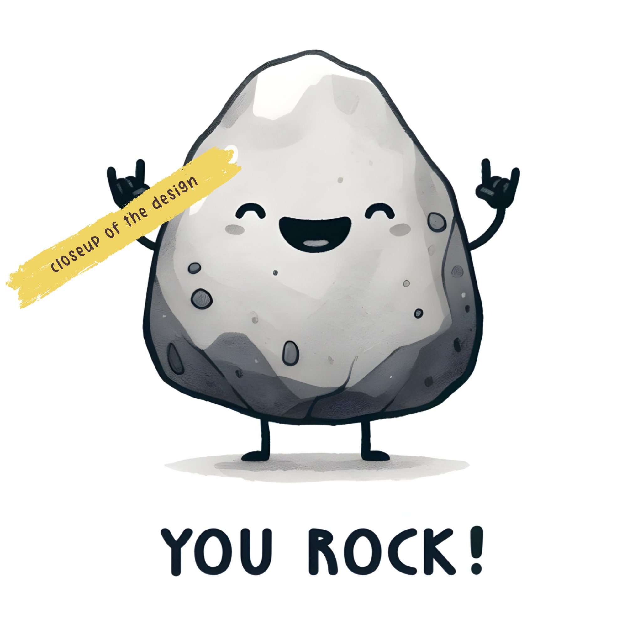 You Rock Printable Card, Compliment Card Downloadable, DIY You Rock ...