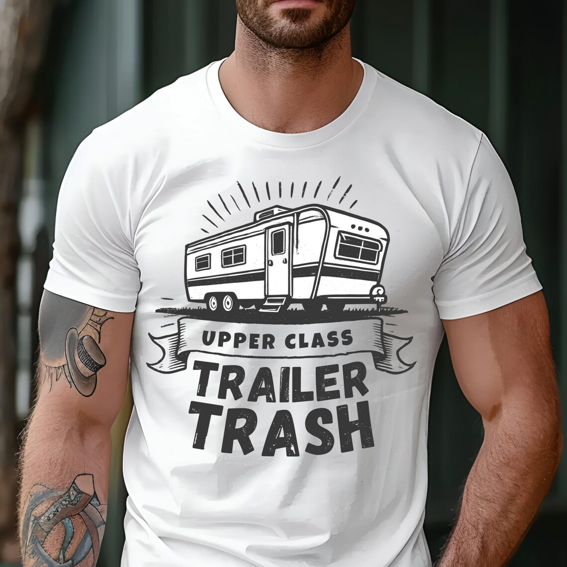Trailer Trash PNG Set, Funny Trailer Park Clipart Bundle, Upper Class ...