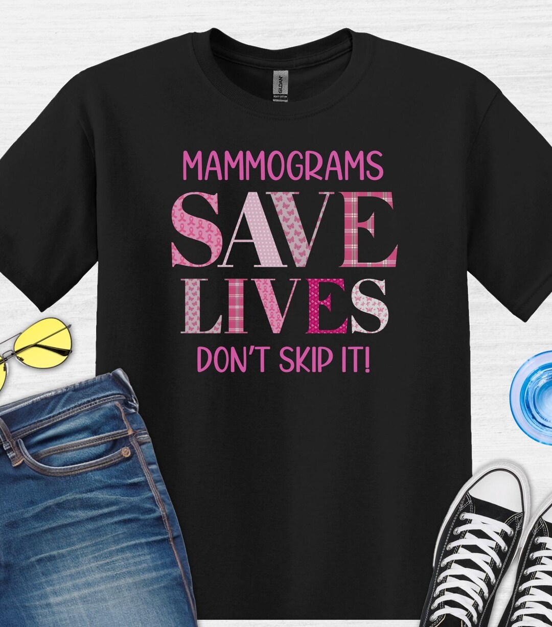 Mammograms Save Lives Breast Cancer Awareness Unisex Shirt - Etsy