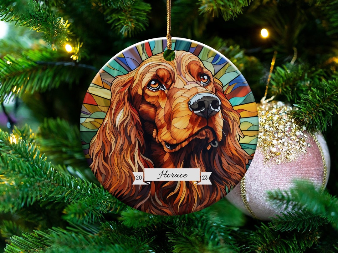 Custom Cocker Spaniel Ornament, Cocker Spaniel Mom Christmas Decor Gift ...