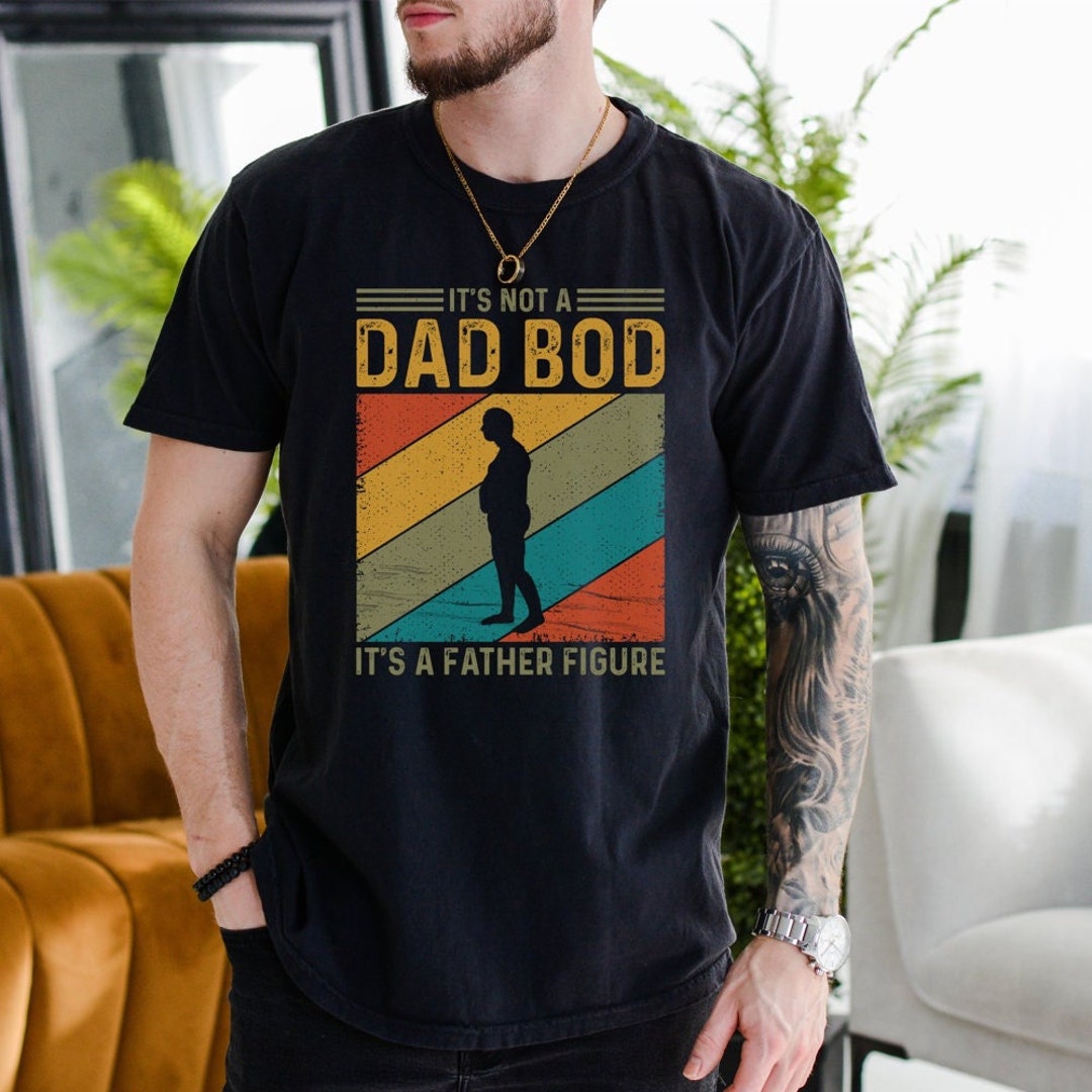 Retro Funny Dad Bod T-shirt Funny Fathers Day Gift Dad Joke Shirt ...
