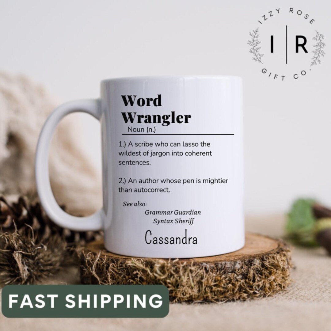 Personalized Coffee Mug, Writing Enthusiast Gift Custom Authors ...