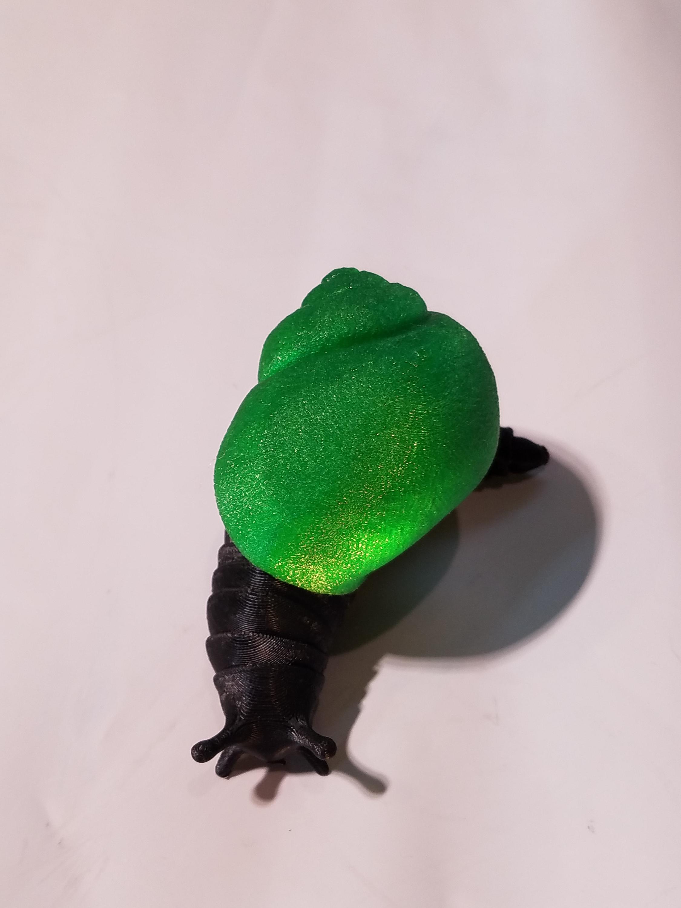 Snail Fidget Toy | 3D Printed Articulated Toy | Stress Relief Desk Toy ...