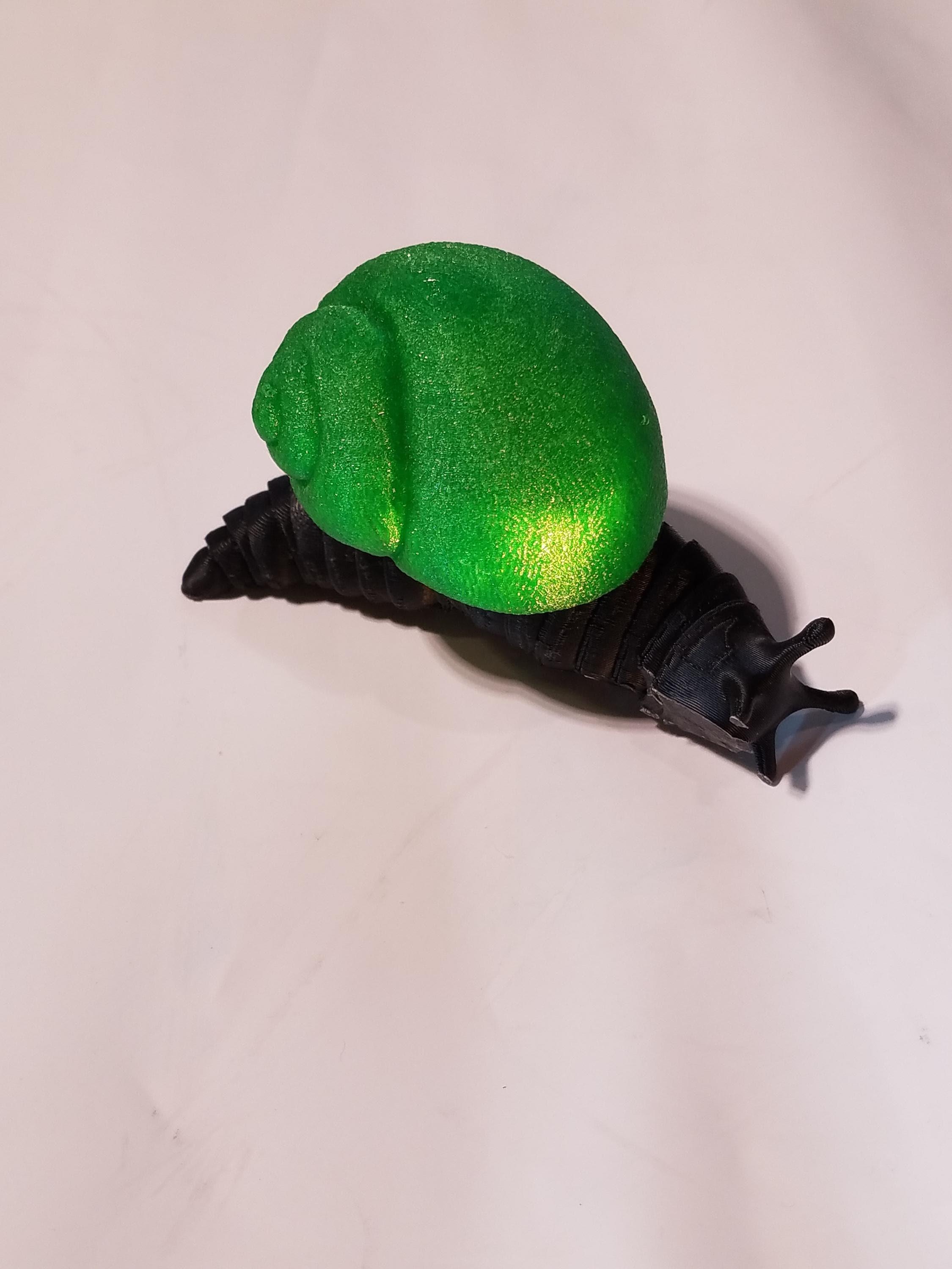 Snail Fidget Toy Sensory Fidget 3D Printed Articulated Snail Unique ...