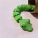 Flexible Snake Toy 3D Printed Articulated Snake Poseable Snake Figurine ...
