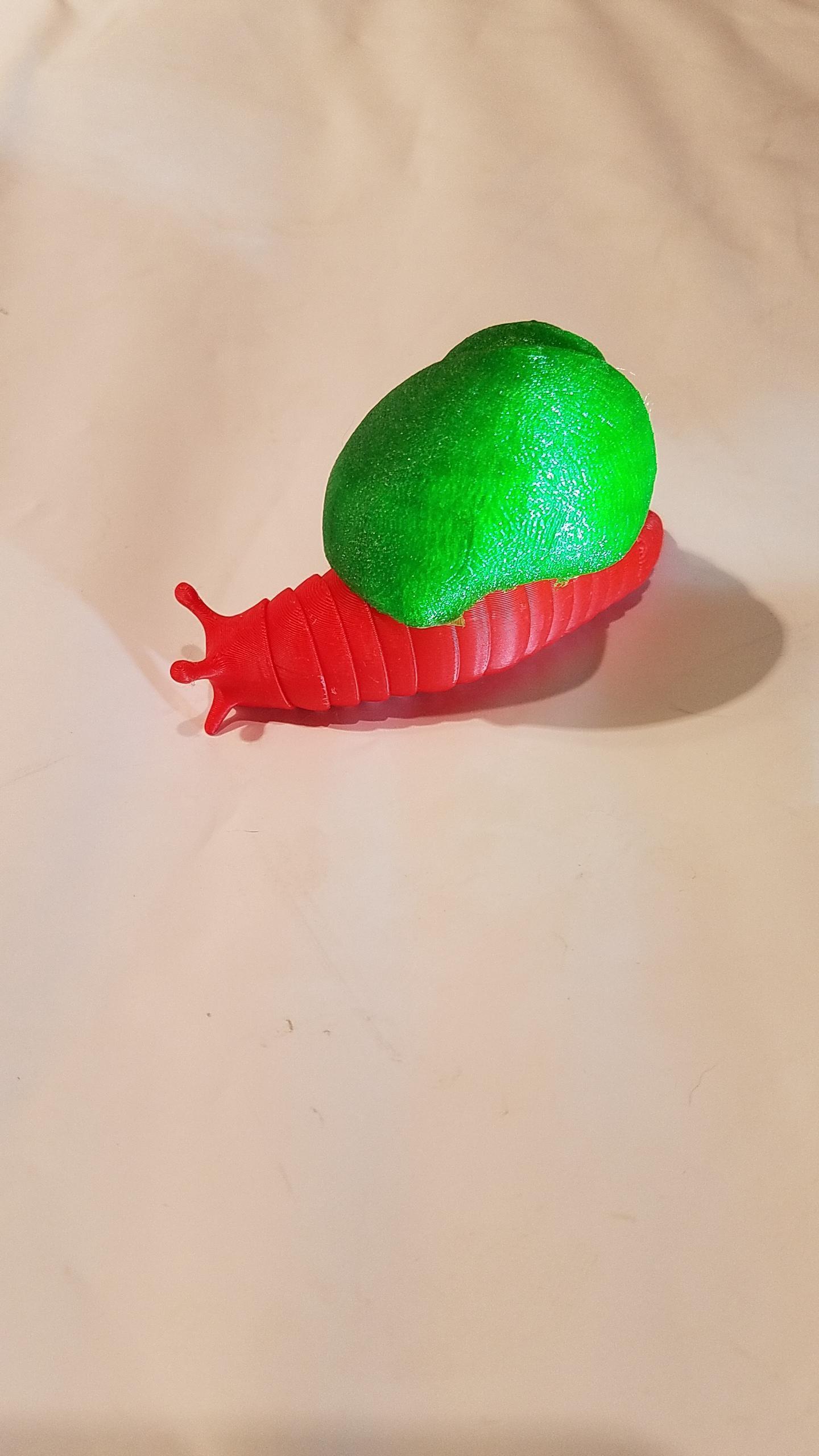 Snail Fidget Toy Sensory Fidget 3D Printed Articulated Snail Unique ...