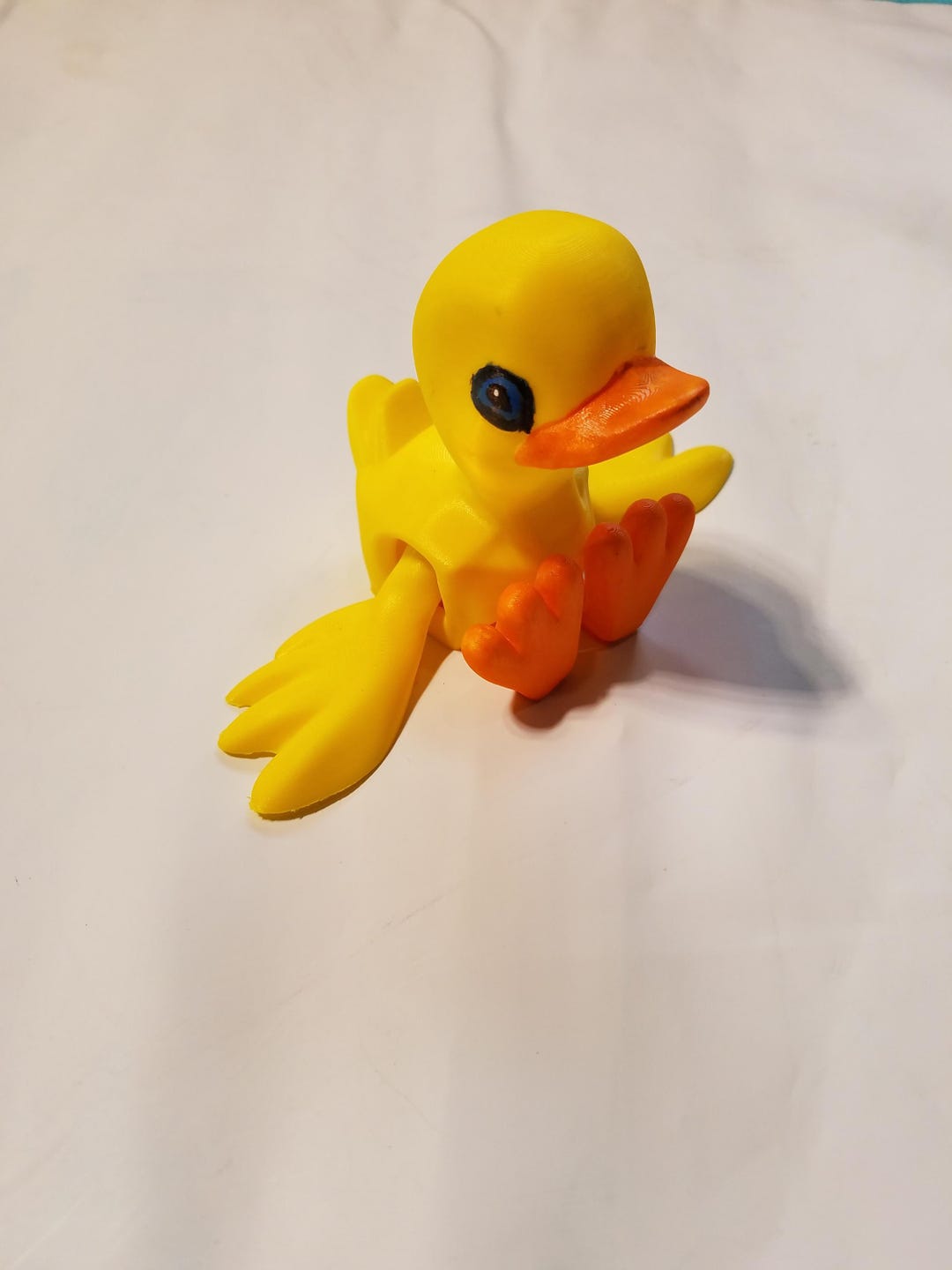 Cute Duck 'daddy' Yellow Small Adult Hand Painted Duck Only - Inventory ...