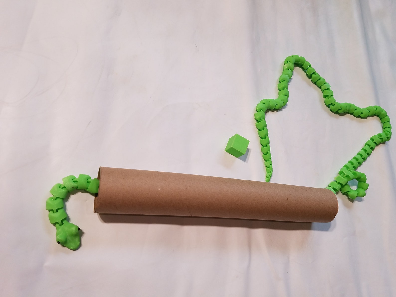 Flexible Snake Toy 3D Printed Articulated Snake Poseable Snake Figurine ...