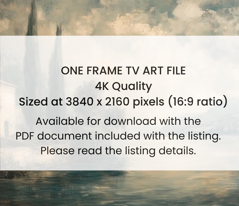 Landscape Painting Frame TV Art 4K | Samsung Frame TV Art | Vintage Oil ...