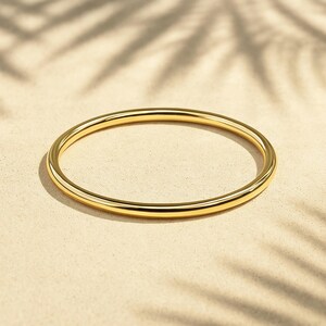 10k Solid Gold 1mm Thin Wedding Band / Minimalist Wedding Ring for ...