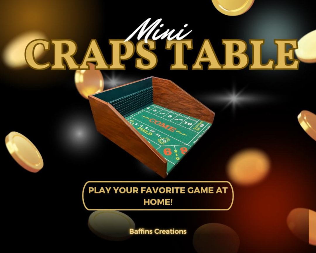 Mini Practice Craps Table - Etsy