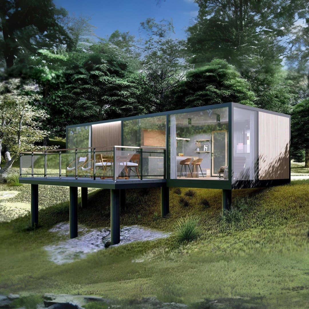 Miami House Plan 7m X 16m - Modern Floor Plans, 1 Bedroom 100m2 W/loft ...