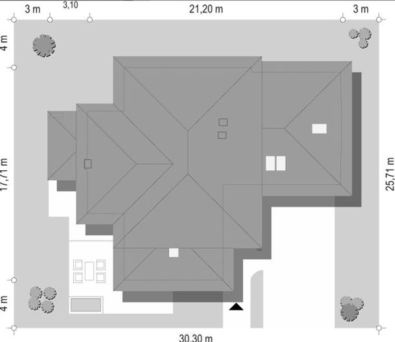 Modern Family House Plan 17m X 21m- Modern Floor Plans, 4 Bedroom 350 ...
