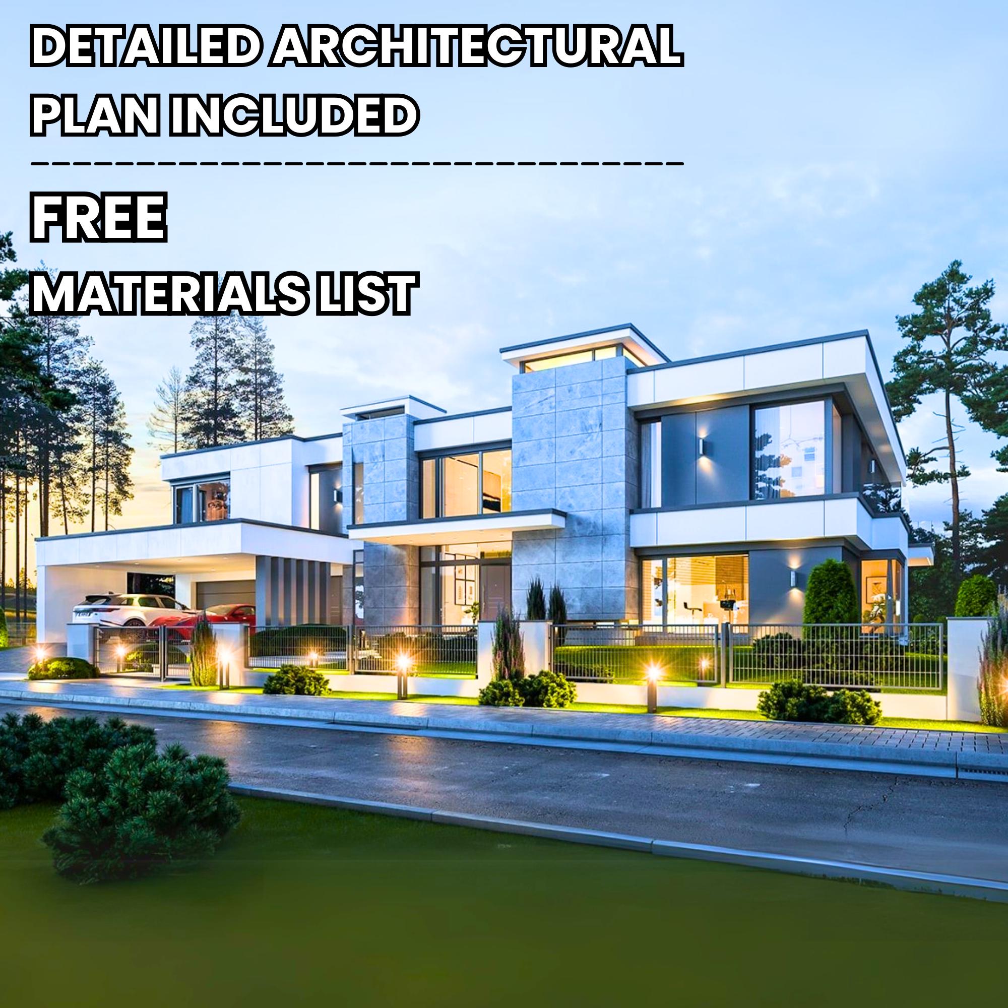 Modern Lake House Design Plans