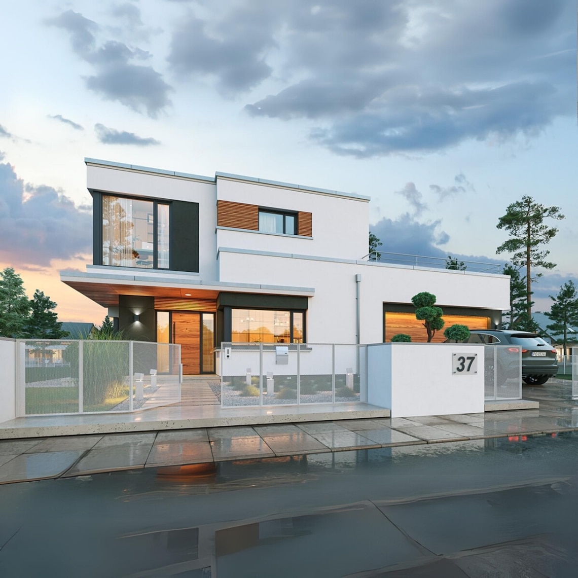 Modern Family Home Design Plan 14m X 16m Elegant and Spacious W ...
