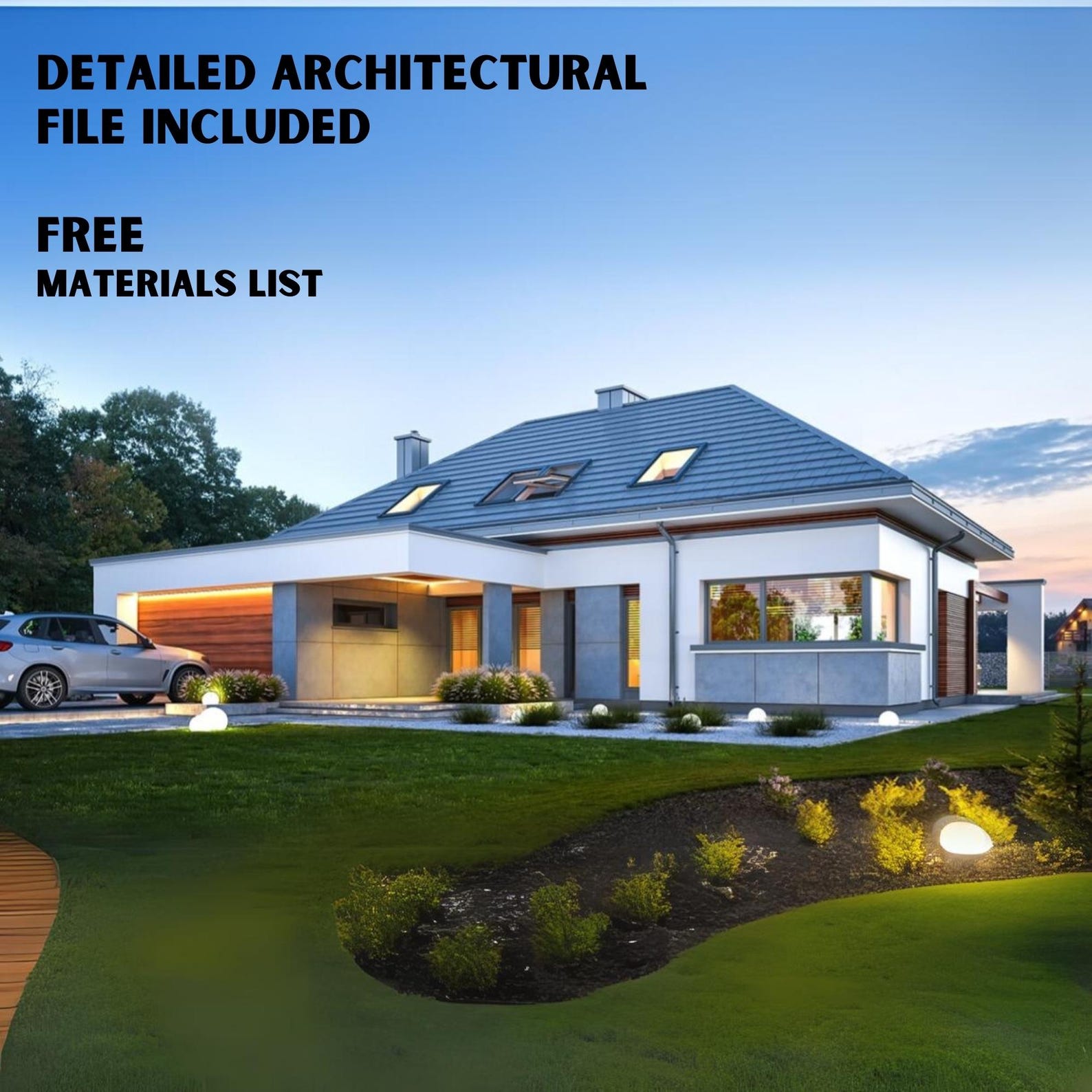 Contemporary House Plan 18m X 19m- Modern Floor Plans, 4 Bedroom 342 M2 ...